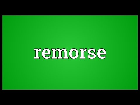 Remorse Meaning