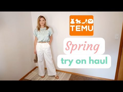 New Temu Spring Clothing Haul and Try On 2025 πΈ