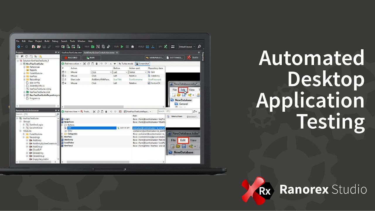 Automated Desktop Testing with Ranorex Studio