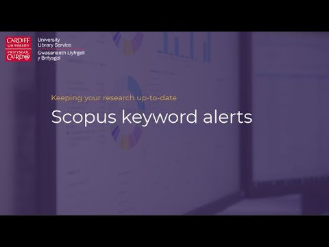 Scopus keyword alerts 2023