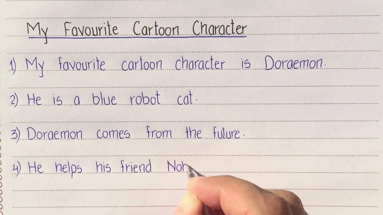 10 Lines on My Favourite Cartoon Character | Doraemon Essay in English