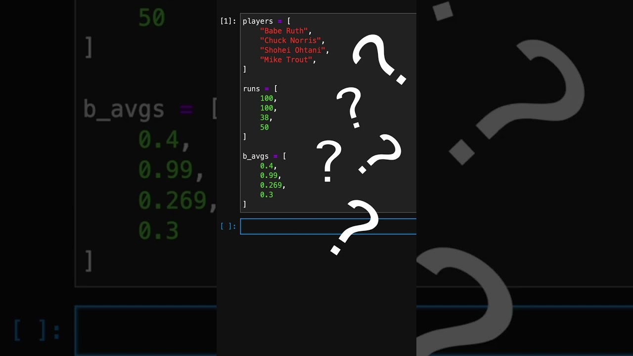 Can you SOLVE this mini baseball python puzzle?? #python #programming