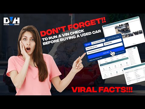 THIS IS HOW TO GET VEHICLE HISTORY REPORT | VIN CHECK, THEFT RECORD, TITLE RECORD, MILEAGE RECORD