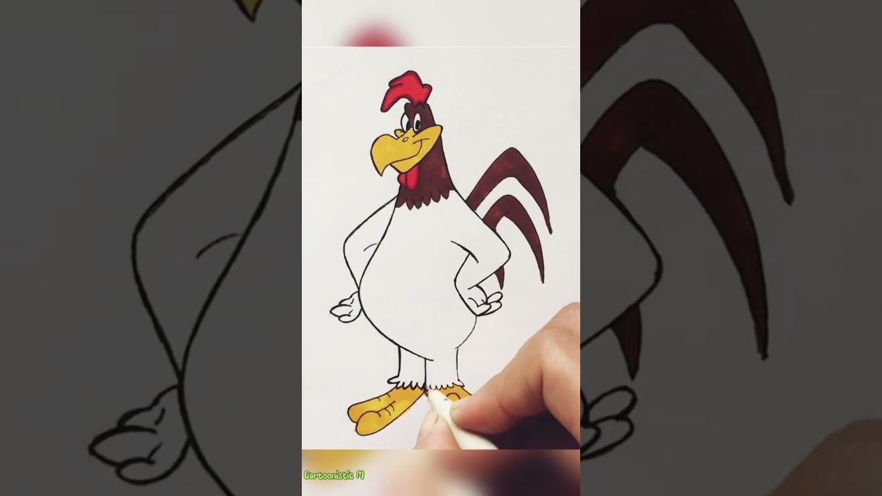 Foghorn leghorn rooster #short #shorts #ytshorts #ytshort #cartoon #random #trending #viral