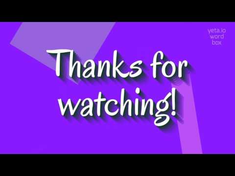 How to say "massif's"! (High Quality Voices)