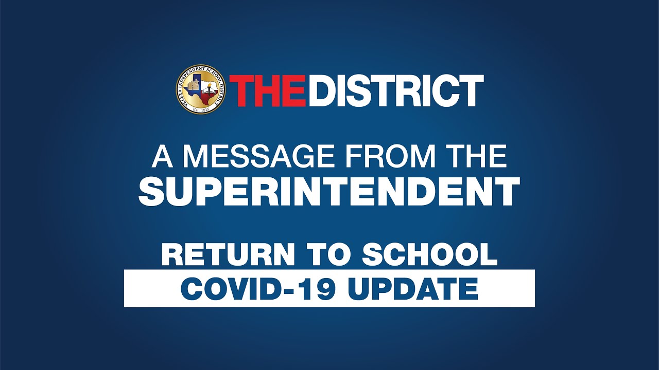 7 15 20 Superintendent Message