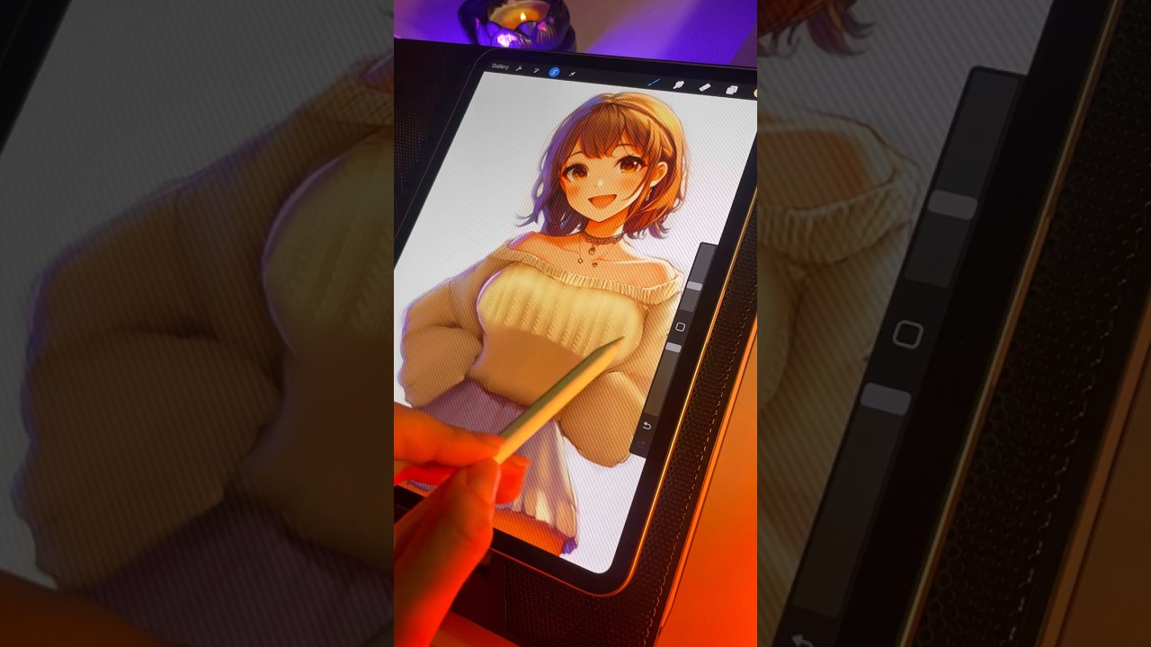 Procreate Fabric Knit texture brushes #procreatebrushes #procreate #howtodraw #ipaddrawing #art