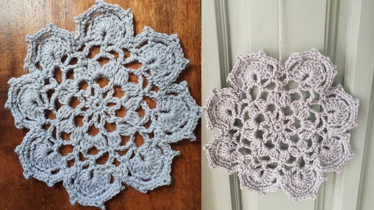 EASY CROCHET FLOWER MANDALA