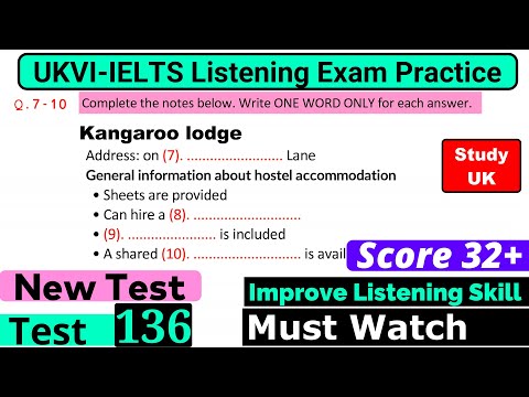 UKVI IELTS Listening Practice Test 2024 With Answers [ Test - 136 ]