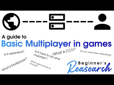 Basic Multiplayer in games - Beginners' Research : Ep 1