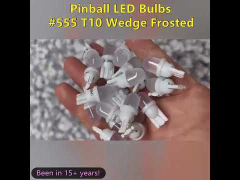 China pinball parts factory bulk supply LED T10 and BA9S frosted bulb for pinball GI lighting