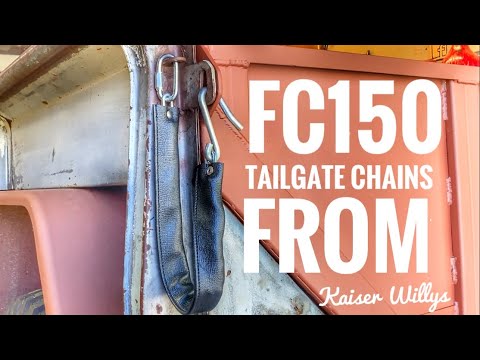 Jeep FC150 tailgate chain install