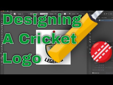 Logo Designing process- Building a cricket team logo