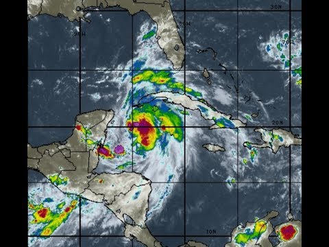 Tropical Storm Michael Latest conditions and Latest tracking map 10/7/2018