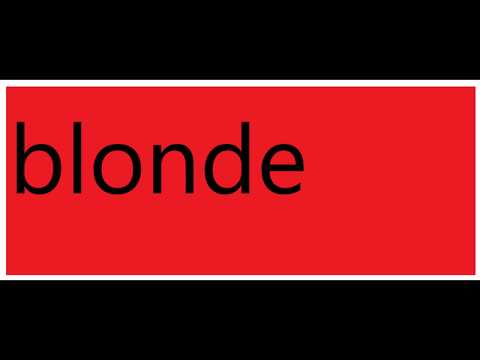 Blonde Meaning
