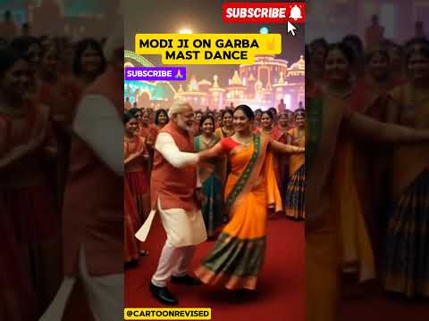 Modi Ji & Smriti Irani Rock Garba Night in Gujarat! 🔥💃🇮🇳 #shorts