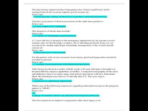 2025 ATLS POST TEST 4 LATEST VERSIONS ACTUAL EXAMS WITH REAL 160 QUESTIONS AND CORRECT DETAILED ANSW