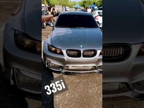 BMW 335i Widebody - So good I spotted it from across the show! - wide body fender flares - #shorts
