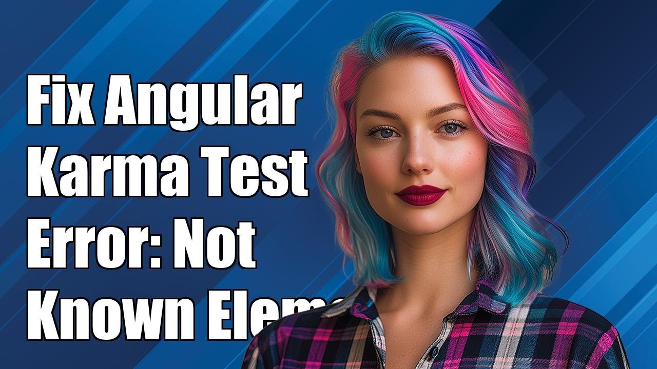 Fixing Angular 2 Karma Test Error: 'Component-Name' is Not a Known Element