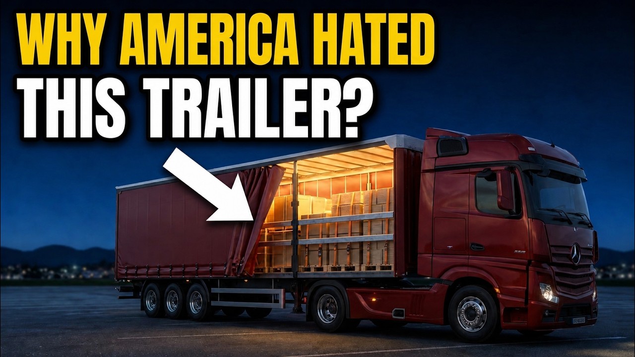 The Curtain-Side Trailer: The European Invention America Spent 40 Years Refusing
