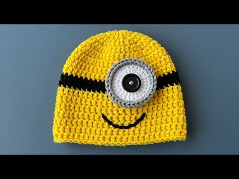 "How to Crochet a MINION HAT"