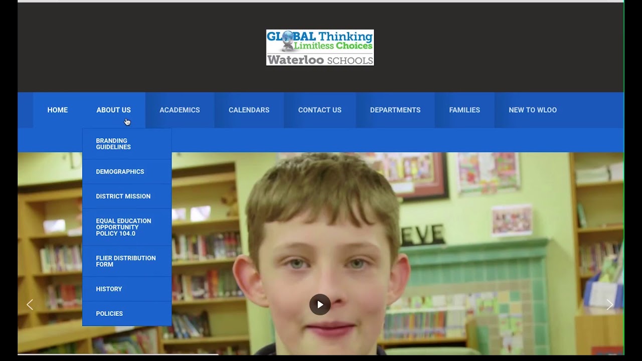 Waterloo Schools Website Tutorial