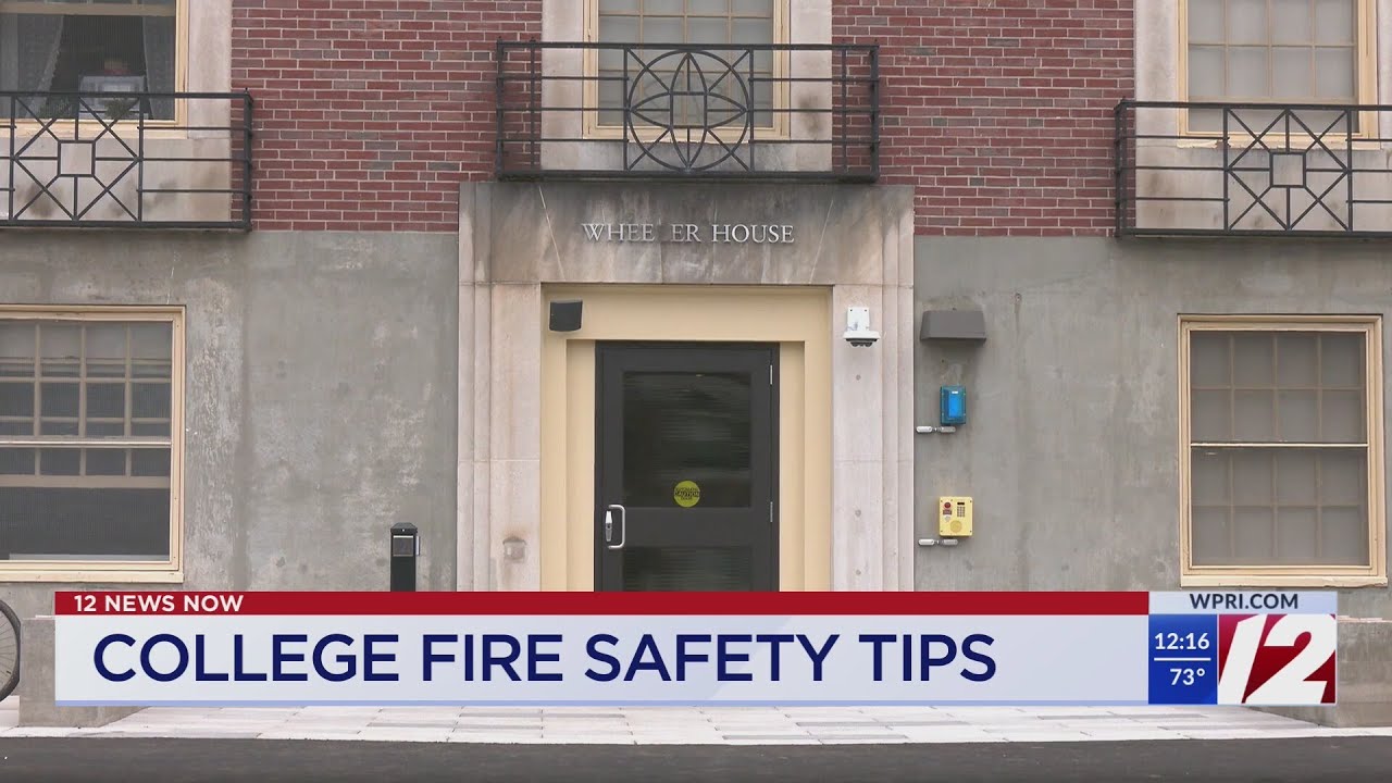 Fire officials remind college students how to stay safe