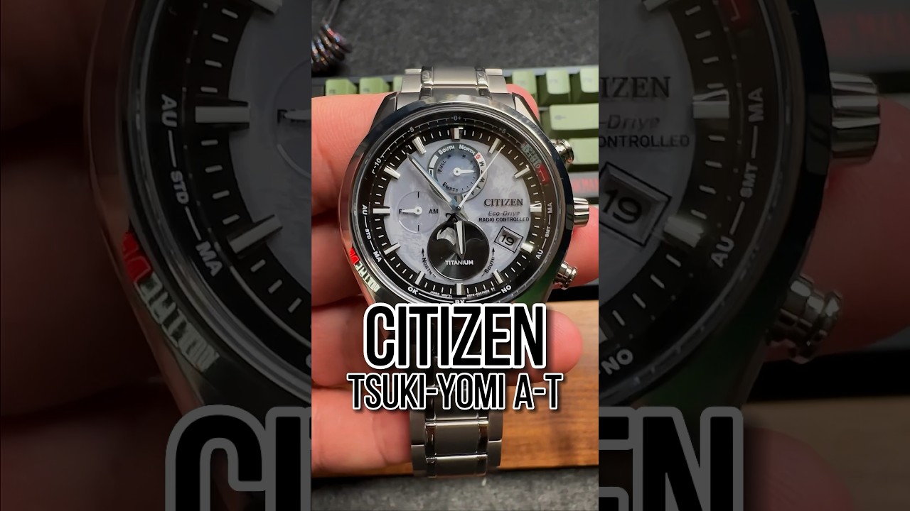 Citizen Tsuki-Yomi A-T - Incredible Atomic Moon Phase in Titanium