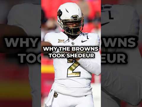 HERE'S WHY The Browns Took Shedeur Sanders #nfldraft #browns #shedeursanders