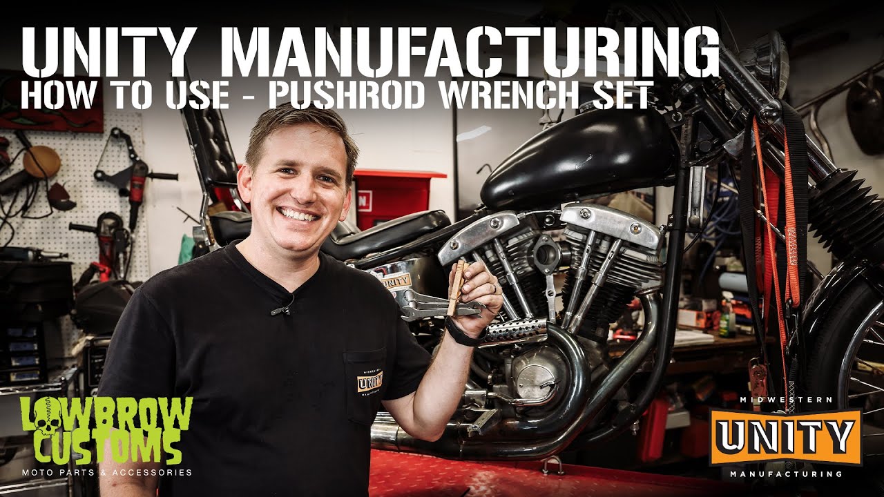Unity MFG - How To Adjust Solid Lifter Pushrods Using a Pushrod Wrench Set on 1975 Harley-Davidson