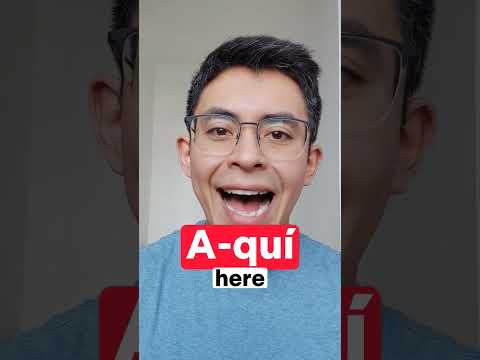 Basic Spanish pronunciation. You'll learn how to say in Spanish this words. #fyp #spanishteacher