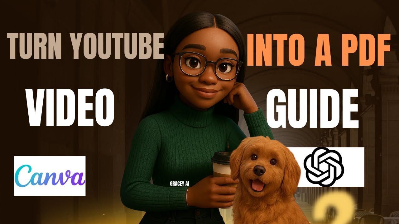How I Turned a YouTube Video into a PDF Guide Using AI (No Writing Needed!)