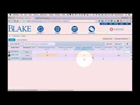 Define Gradebook Icons and Colors in the Canvas Gradebook