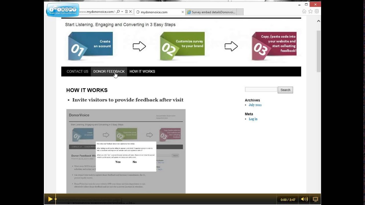 Feedback Widget Setup