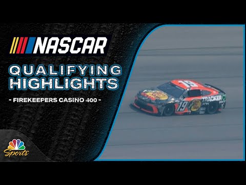 NASCAR Cup Series 2025: FireKeepers Casino 400 | QUALIFYING HIGHLIGHTS | Motorsports on NBC