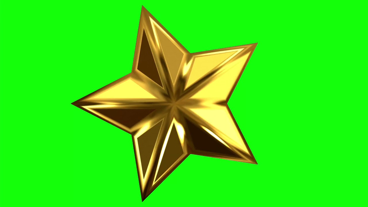 GOLD STAR | GREEN SCREEN
