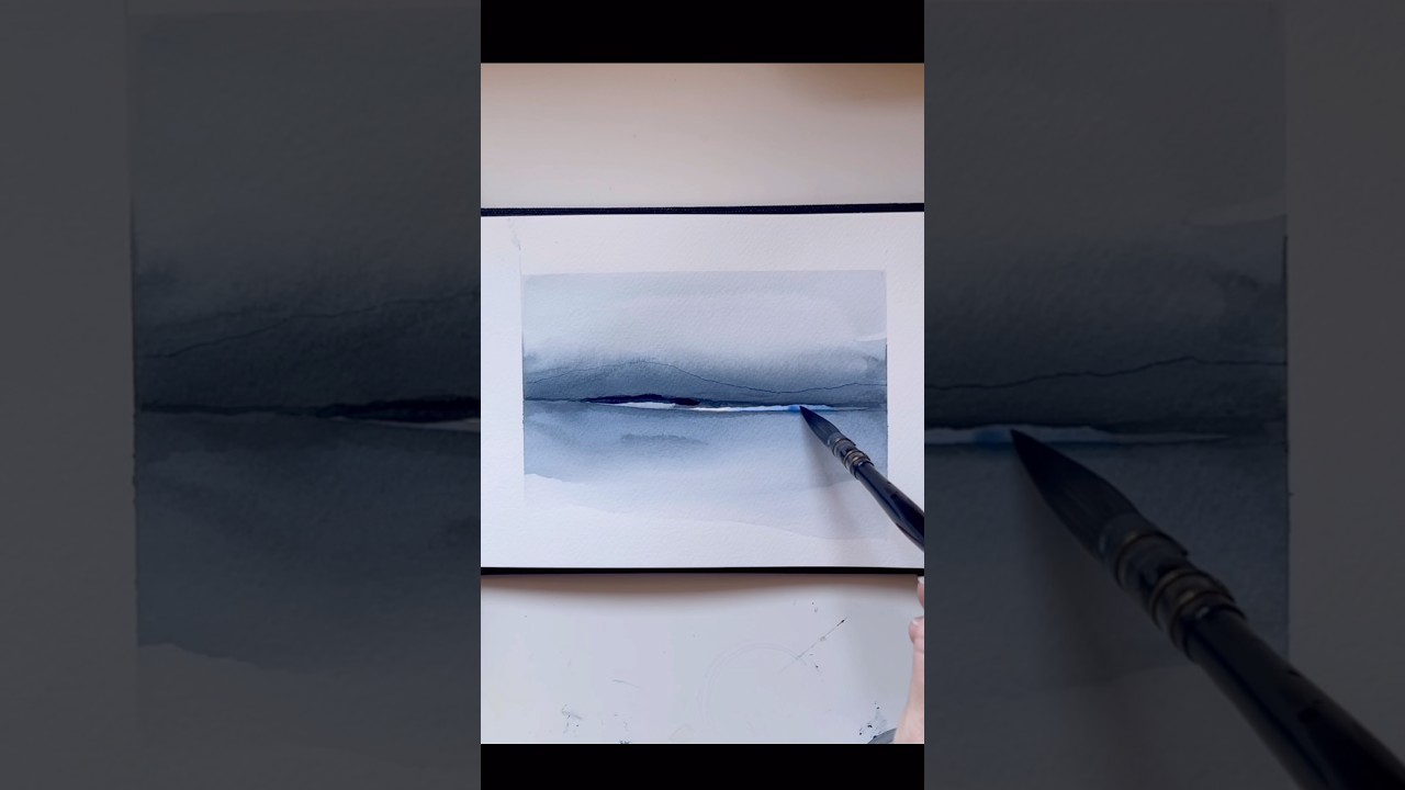 ‘Minimalist Watercolour Landscapes & Beyond’ Short Course #artclass #course #watercolor #landscape