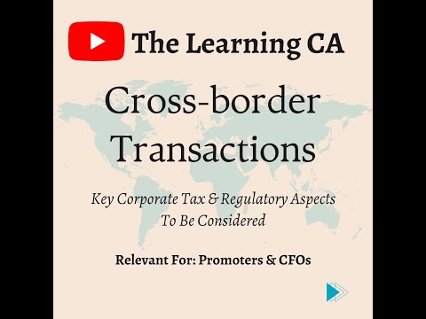 Key Considerations for Cross-border Transactions @TheLearningCA