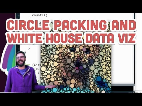 Coding Train Live 71: Coding Challenges: Circle Packing and White House Data Visualization