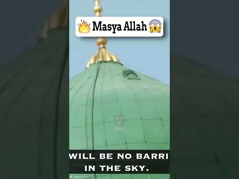 Inilah momen di atas Kubah Hijau Makam Nabi Muhammad yang banyak orang tak tahu #MasyaAllah #Mukjiza