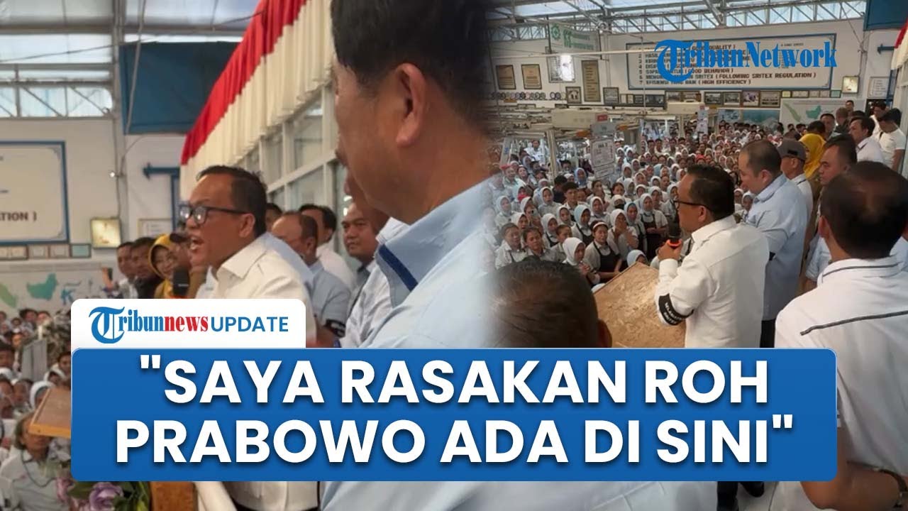 Sampaikan Pesan Prabowo kepada PT Sritex, Wamenaker sampai Gebrak Podium: Jangan Sampai Ada PHK ...