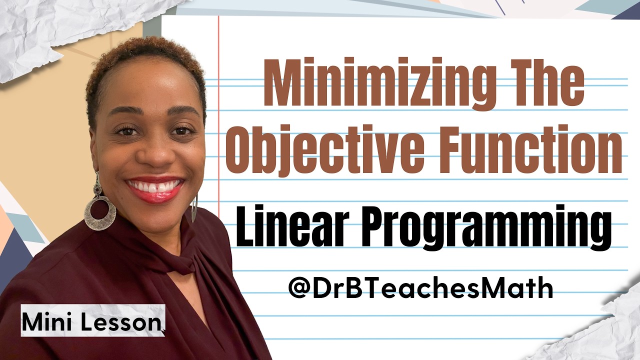 Linear Programming Minimize Example: Graphical Method Step-by-Step