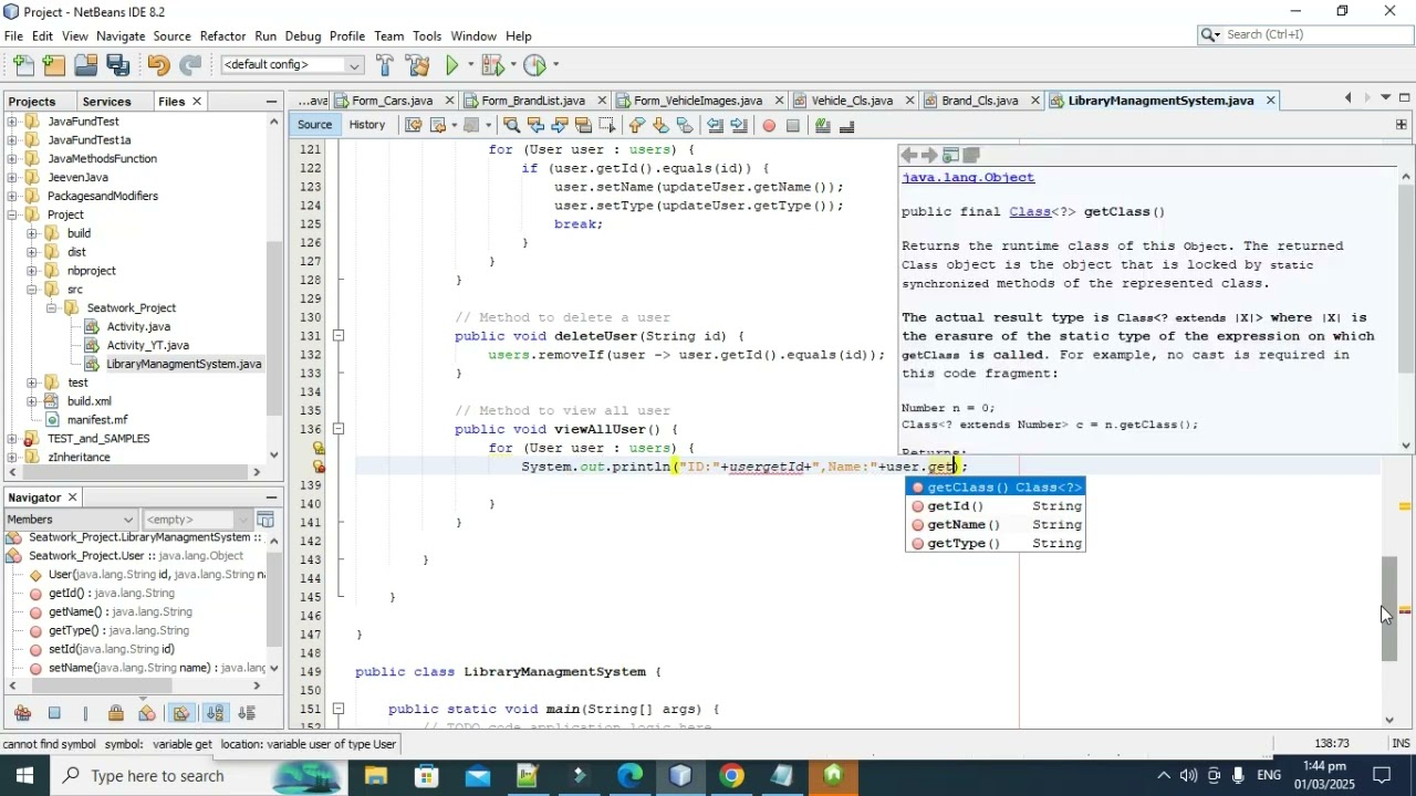 🖥️ Java Program.  Library Management System in Java | A complete project with source code! OOP