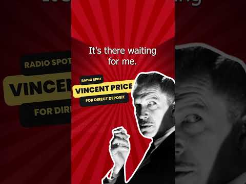 Vincent Price for Direct Deposit #shorts #money #directdeposit
