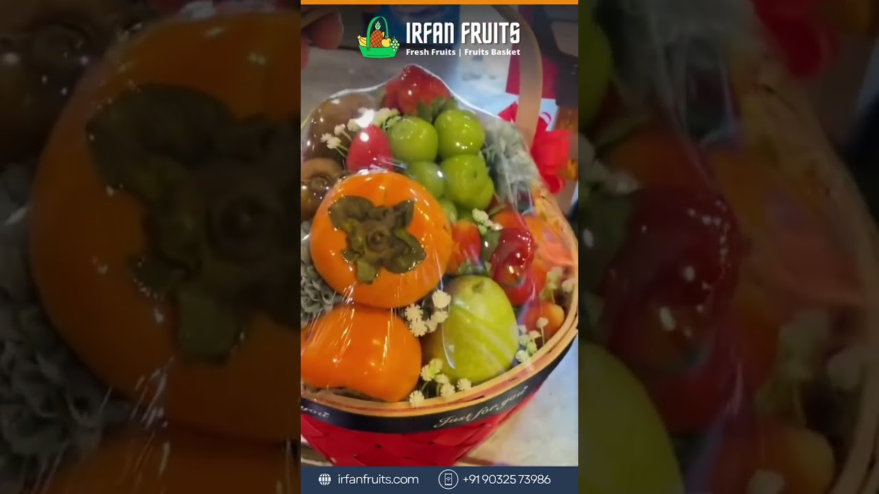 Fresh Fruit Hamper Delivery in Hyderabad | Premium Fruit Baskets by Irfan Fruits #fruits #hyderabad