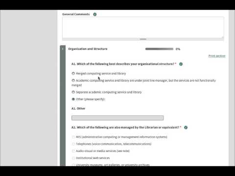 A short overview of the new data collection form on the SCONUL site.