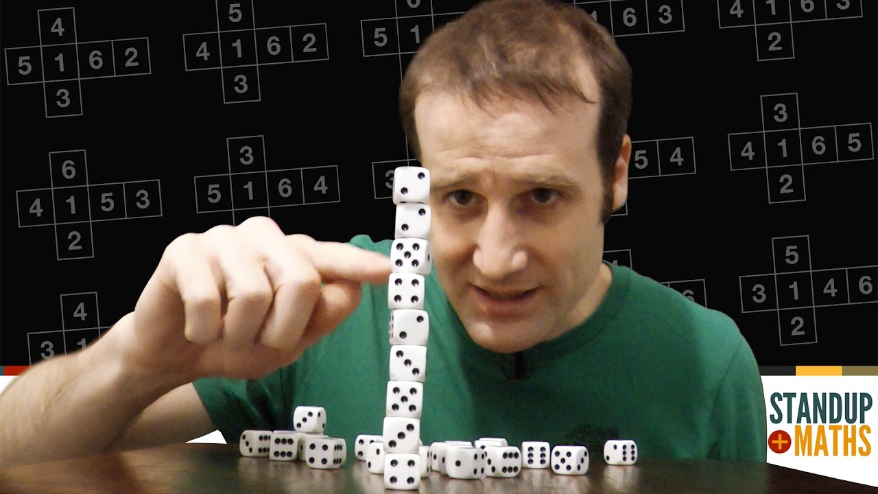 The Numbers in Dice Stacking and Balancing