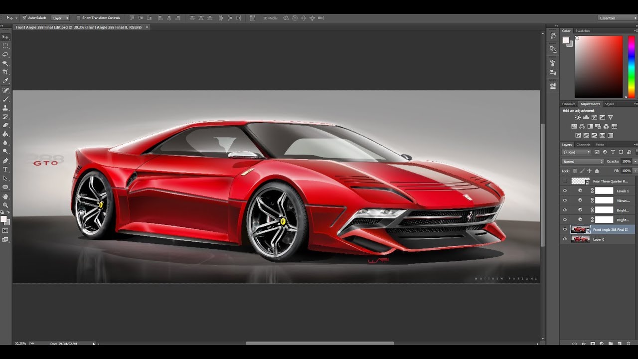 Ferrari 288 GTO Reimagined With Futuristic Supercar Styling - autoevolution