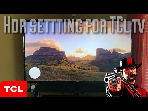 Red Dead Redemption 2 HDR Settings for TCL TV