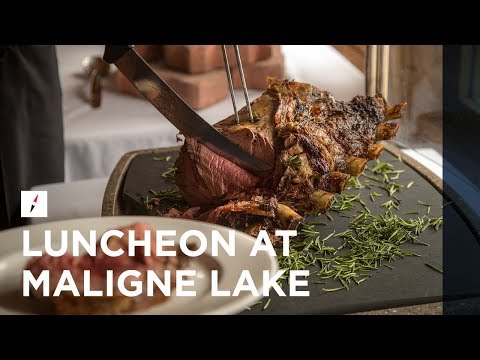 Maligne Lake | Luncheon at Historical Maligne Lake Chalet
